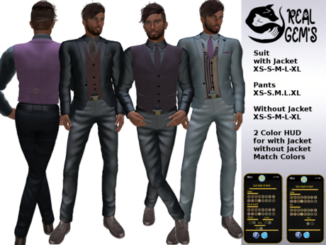 Second Life Marketplace - [RG] Suit Wolf of Wall Street Outfit Fatpack ...